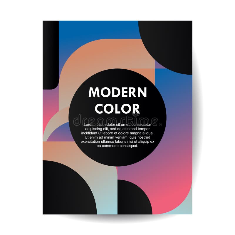 Trendy Banner Poster Cover Design Modern Style Stock Vector ...