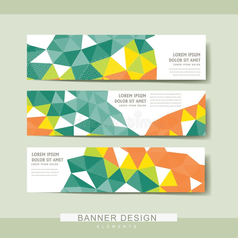 Trendy Banner Template stock vector. Illustration of layout - 231305574