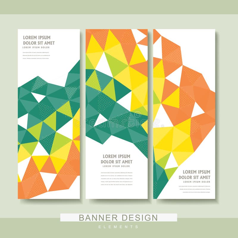 Trendy Banner Template stock vector. Illustration of layout - 231305574