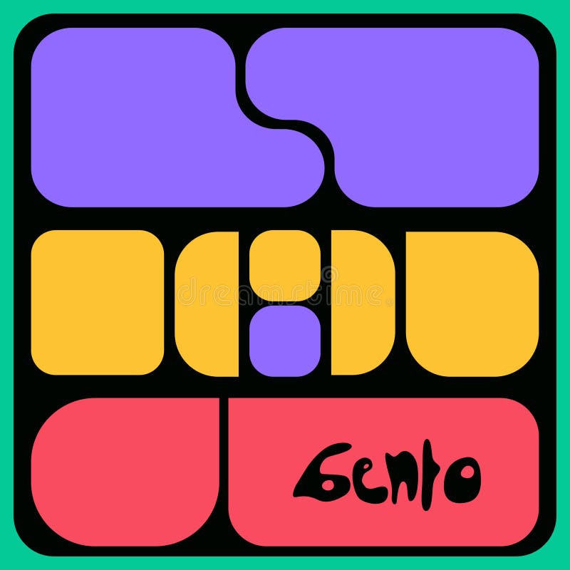 Trendy Bento Grid Layout Style Brick Ui UX Templates. Stock Vector ... Trendy Bento Grid Layout Style Brick Ui UX Templates. Stock Vector ...