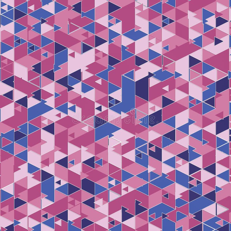 Trendy Colorful Triangular Shapes Pattern Modern Presentation Template ...