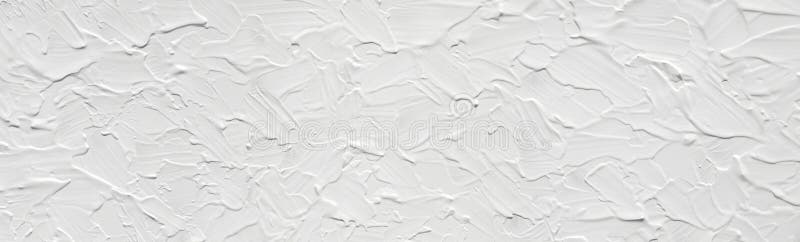 Trendy 3D Paint Texture with Spatula Strokes, White Canvas Volumetric ...