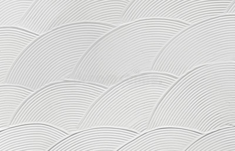 Trendy 3D Paint Texture with Spatula Strokes, White Canvas Volumetric ...