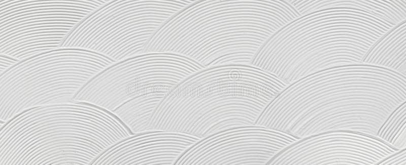 Trendy 3D Paint Texture with Spatula Strokes, White Canvas Volumetric ...