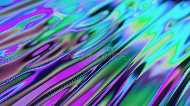 Trendy Design 3d Background. Iridescent Effect Stock Illustration ...