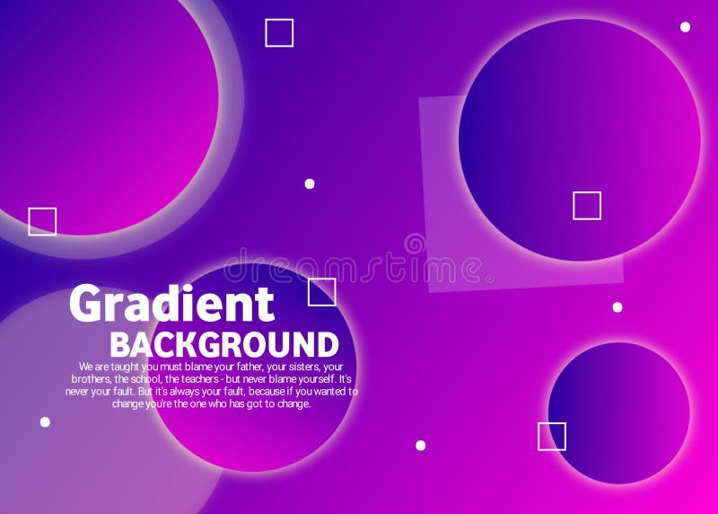 Trendy Design Geometric Gradient Background. Stock Illustration ...