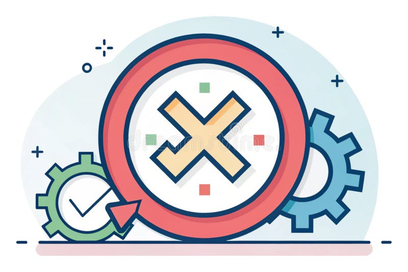 Trendy Design of System Error - Generated by Ai Stock Illustration ...