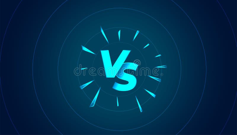 Trendy Dual Combat Versus Vs Poster for Esport Streamer Stock Vector ...
