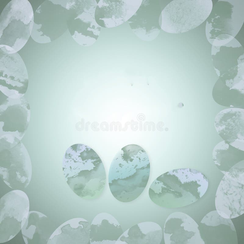 Trendy Easter Square Abstract Frame with Marble Pattern on Eggs Stock ...