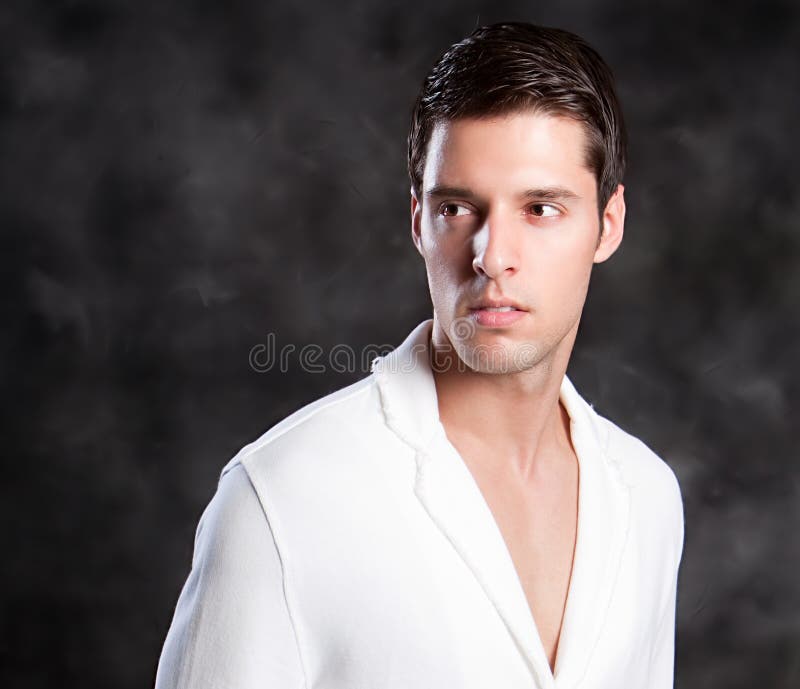 Fashion Shot of a Trendy European Mans Stock Photo - Image of people ...