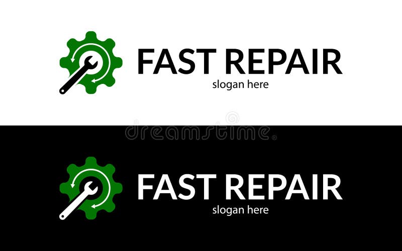Trendy fast repair logo stock vector. Illustration of banner - 247203592