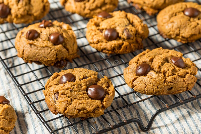 Trendy Five Ingredient Chocolate Chip Cookies Stock Image - Image of ...