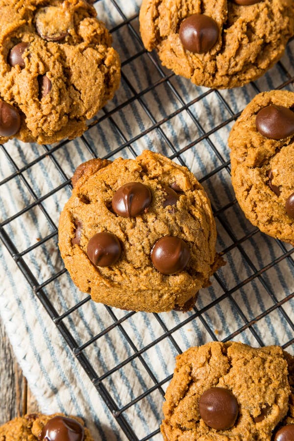 Trendy Five Ingredient Chocolate Chip Cookies Stock Image - Image of ...