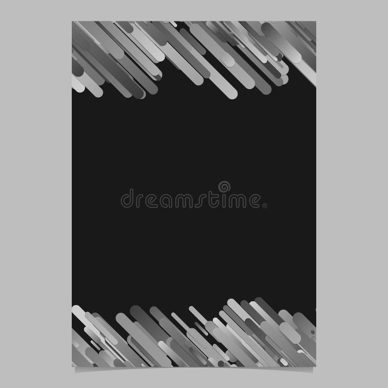 Trendy Flyer Border Tempate - Vector Page Background Diagonal Gradient ...