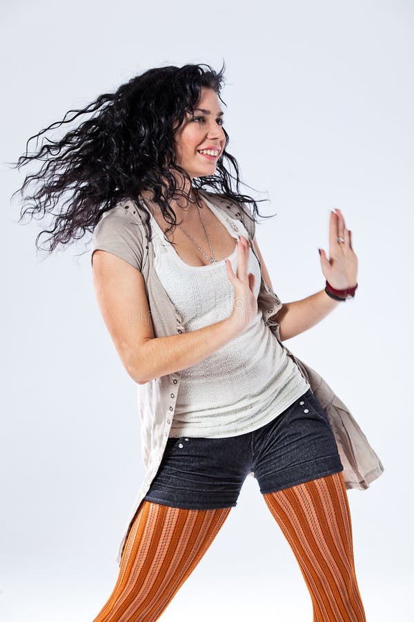 Trendy Funky Girl stock image. Image of attractive, beautiful - 29404771