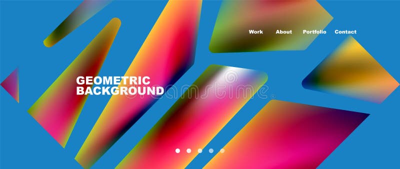 Trendy Geometric Abstract Background Design Stock Vector - Illustration ... Trendy Geometric Abstract Background Design Stock Vector - Illustration ...