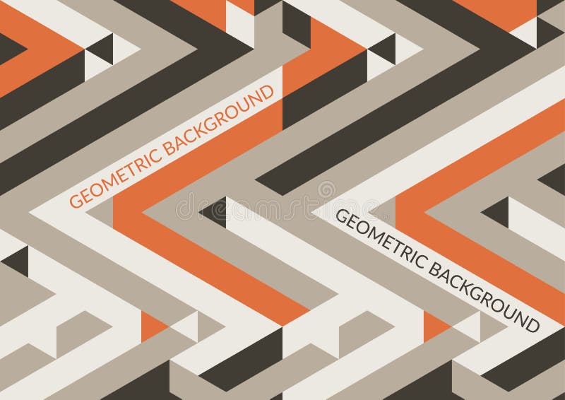 Trendy Geometric Background, Triangle Pattern Field. Stock Vector ...