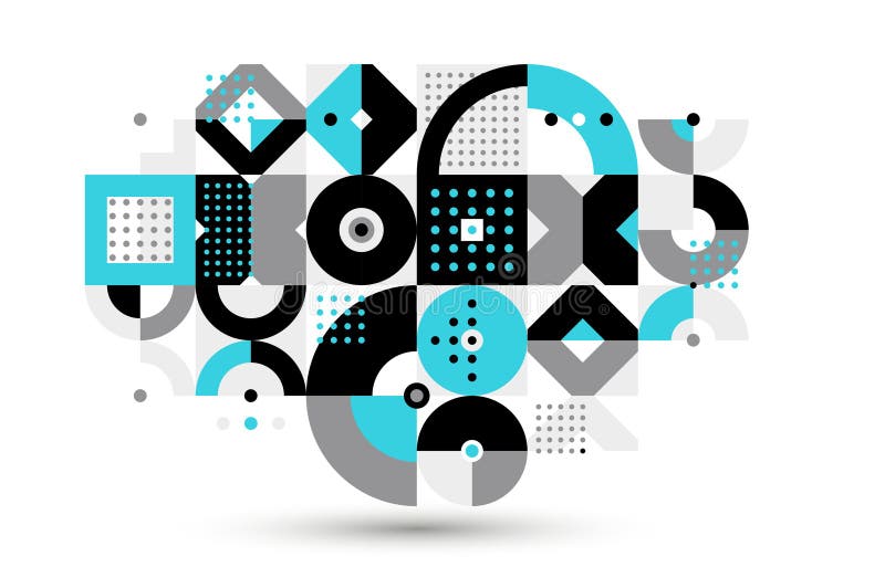 Trendy Geometric Vector Motif, Abstract Geometry Modular Tiling ...