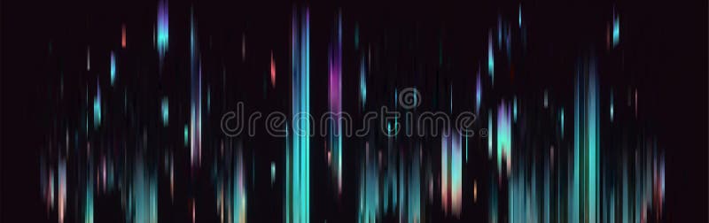 Trendy Glitch Pattern on Dark Background. Modern Style Vector. Abstract ...