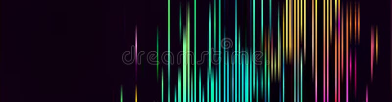Trendy Glitch Pattern on Dark Background. Modern Style Vector. Abstract ...