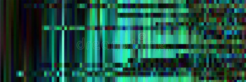Trendy Glitch Pattern on Dark Background. Modern Style Vector. Abstract ...