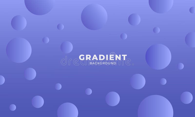 Trendy Gradient Shapes Composition. Abstract Blue Gradient Shapes ...