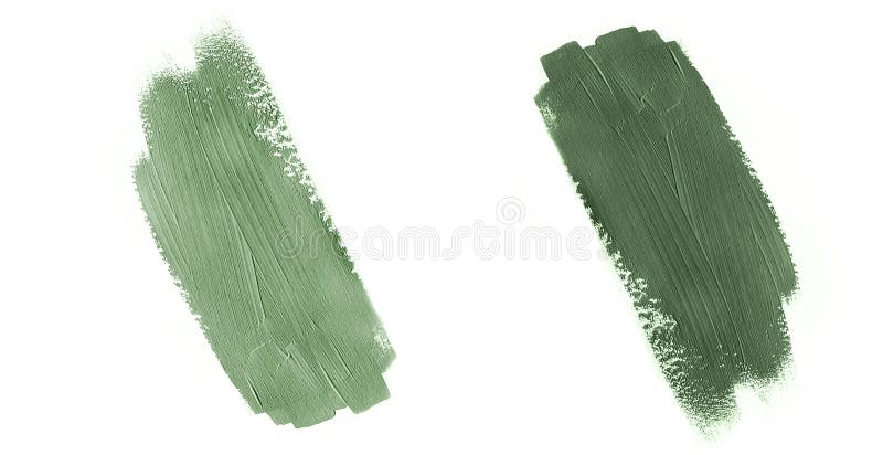 Trendy Green Color Smear Texture on White Background. Stock Photo ...