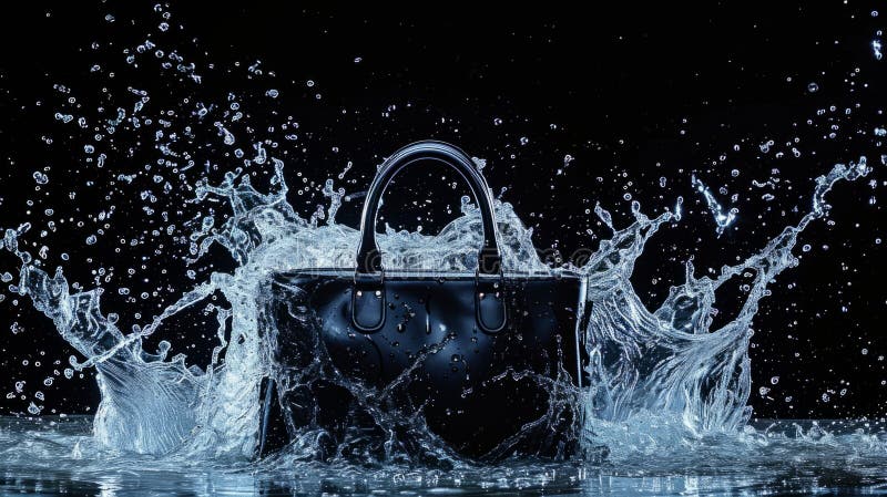 Trendy Handbag Accessory Horizontal Illustration. Stock Illustration ...