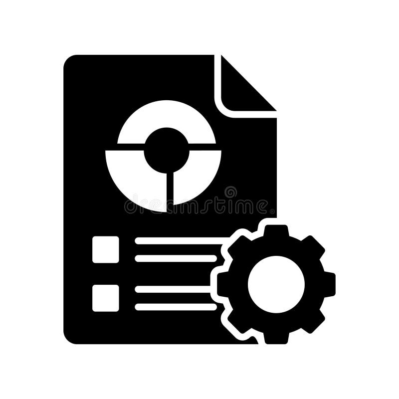 Trendy Icon of Data Management in Editable Style, Data Analysis Vector ...