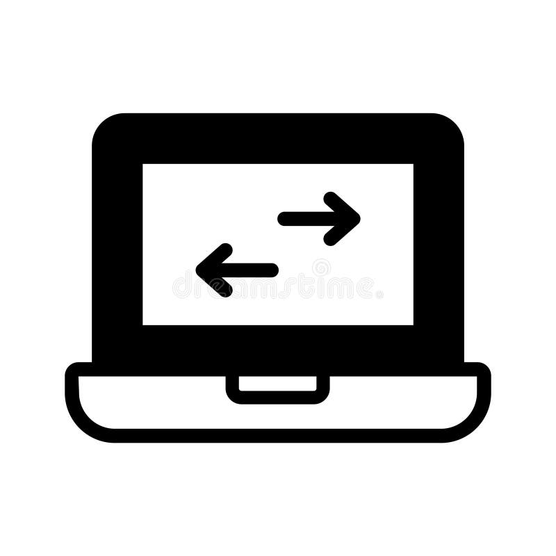 Trendy Icon of Data Transfer in Modern Style Stock Vector ...