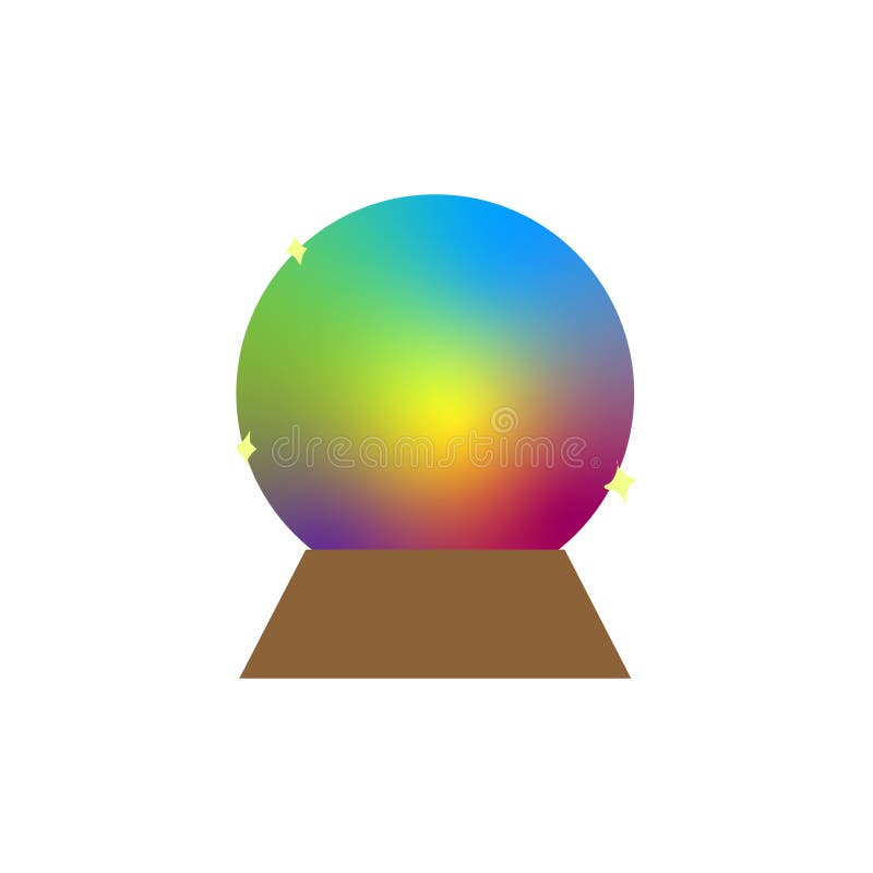 Trendy Image with Colored Ball Stand Icon. Design Element. Vector ...