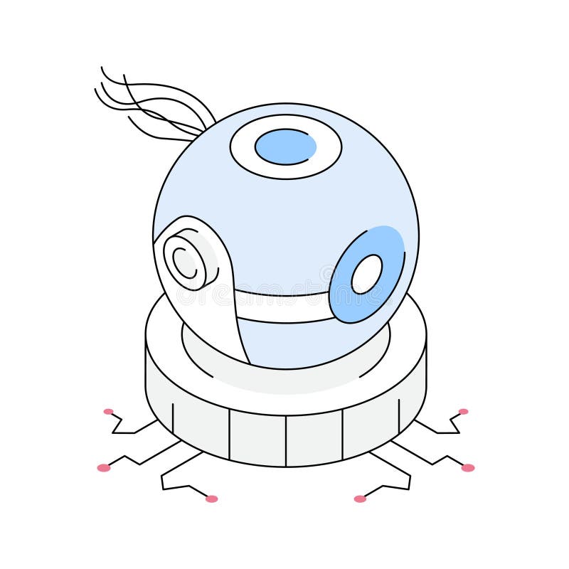 Robot, Camera Outline Icon. Signs and Symbols Can Be Used for Web, Logo ...