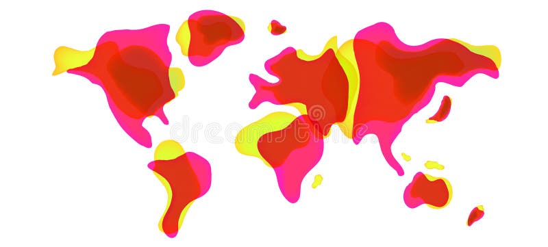 Color Circles World Map Pattern Stock Illustrations – 201 Color Circles ...