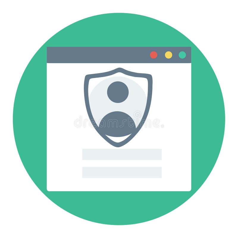 Trendy Login or Authorization Screen Stock Vector - Illustration of ...