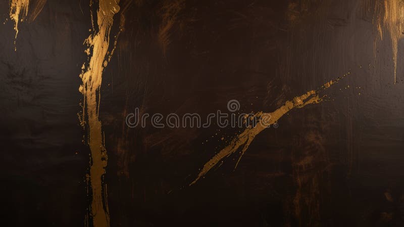 Trendy Matte Brown Surface with a Golden Overlay. this Luxurious ...