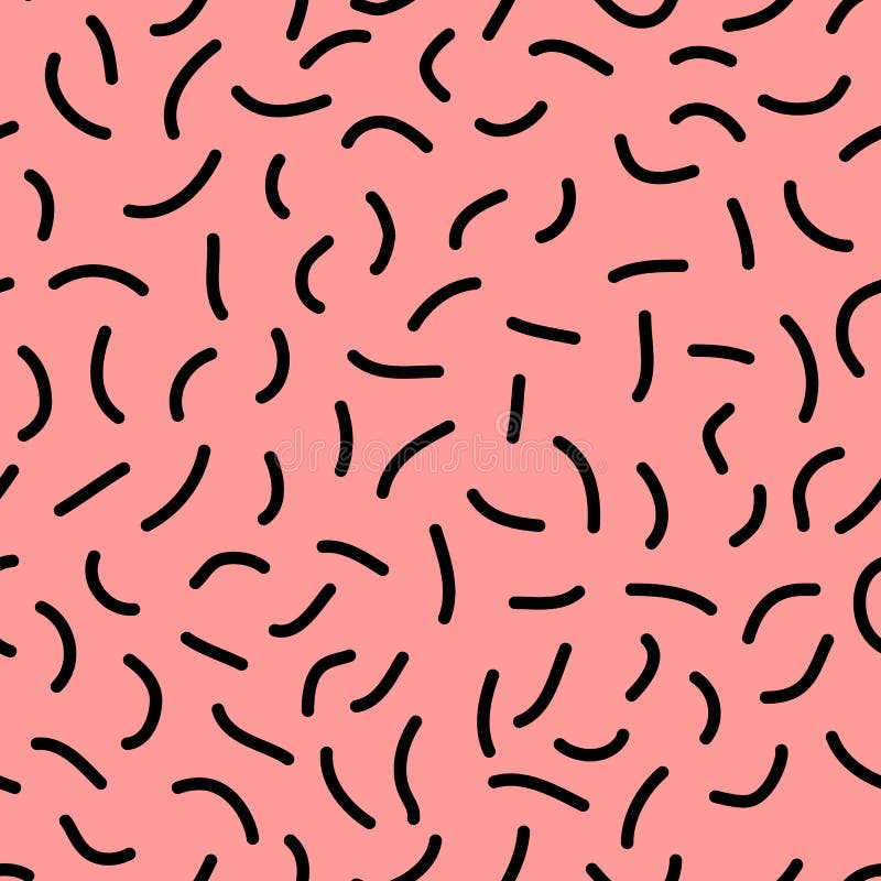 Trendy Memphis Style Seamless Pattern Inspired by 80s, 90s Retro ... Trendy Memphis Style Seamless Pattern Inspired by 80s, 90s Retro ...