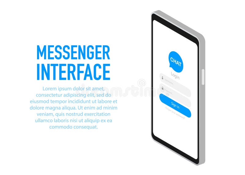 Whatsapp Messenger Chat User Interface Stock Illustrations – 46 ...