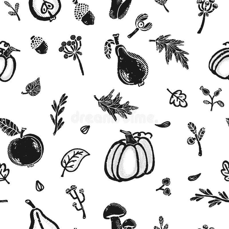 Trendy Minimalism Modern Vegetable Pattern Grunge, Shabby Texture of ...