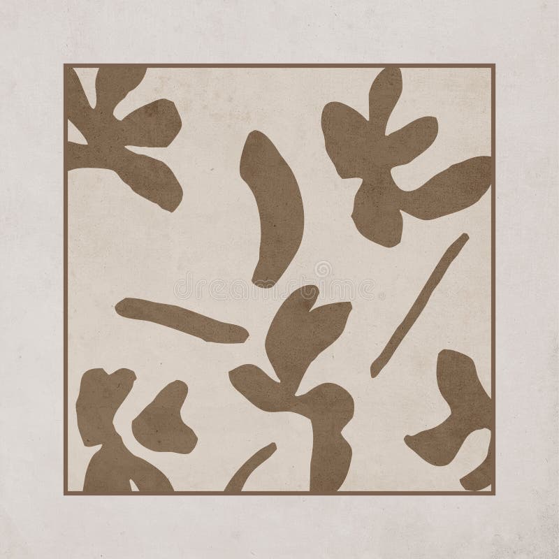 Trendy Minimalist Illustration. Printable Pattern for Wall Decorations ...