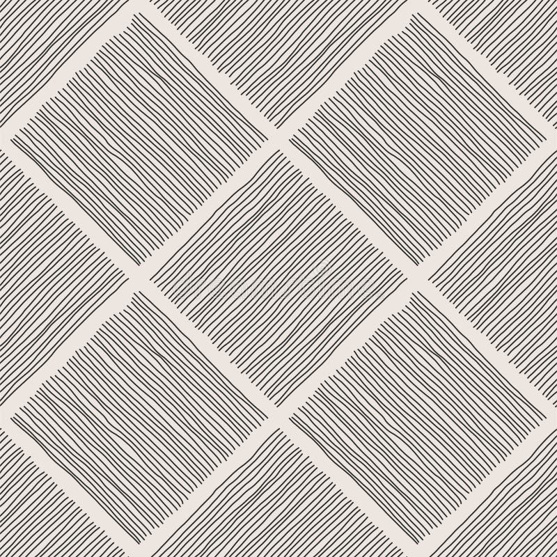 Trendy Minimalist Seamless Pattern with Abstract Creative Hand Drawn ...