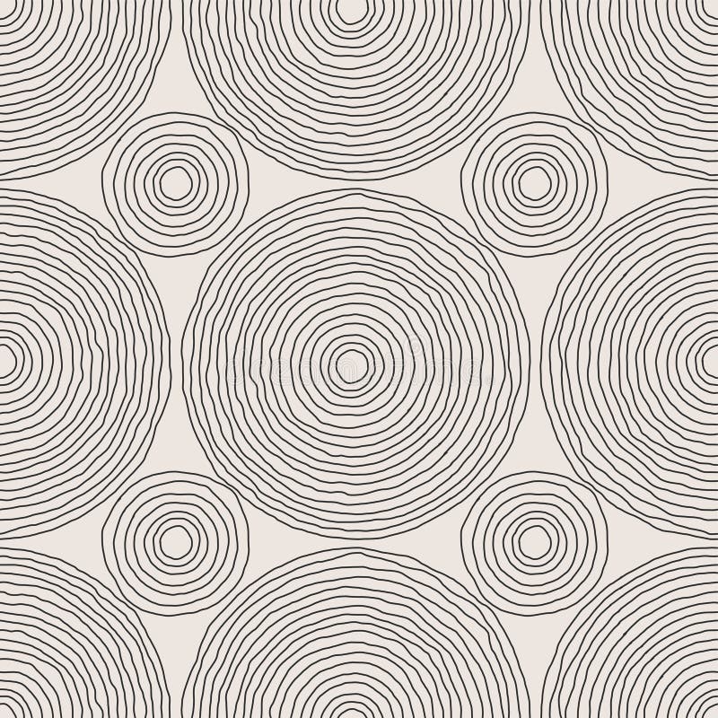 Trendy Minimalist Seamless Pattern with Abstract Creative Hand Drawn ...