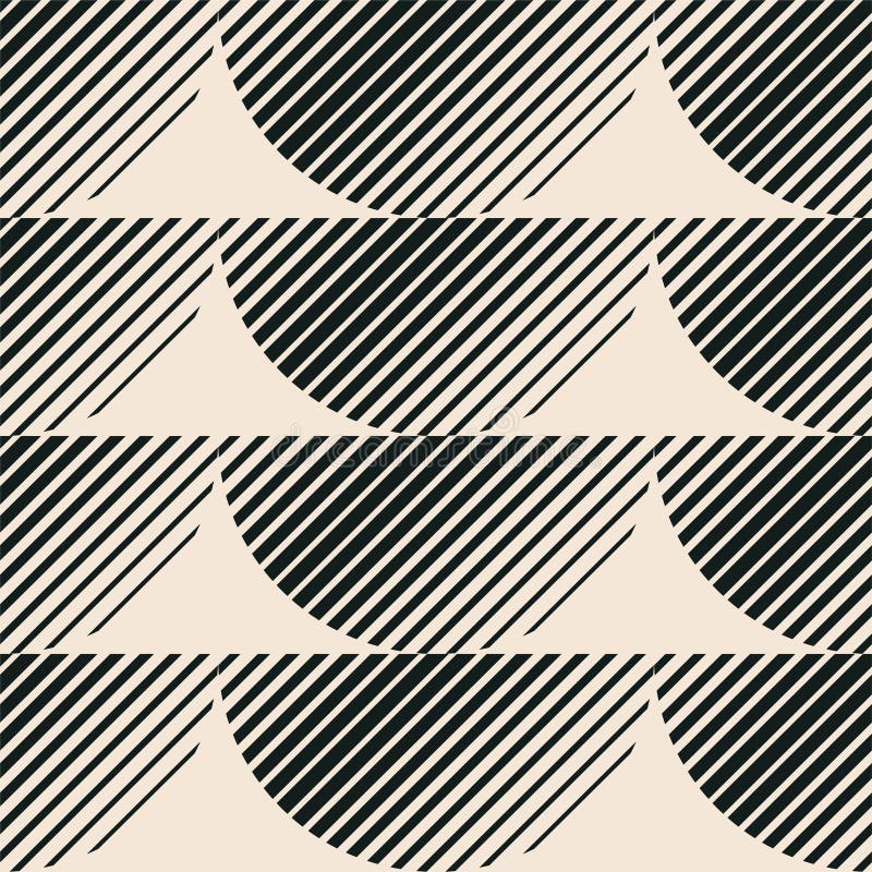 Trendy Minimalist Seamless Pattern with Abstract Creative Geometric ...