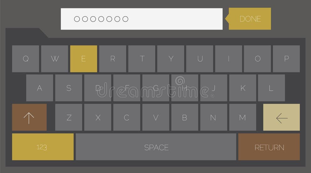 Keyboard Ui Stock Illustrations – 3,120 Keyboard Ui Stock Illustrations ...