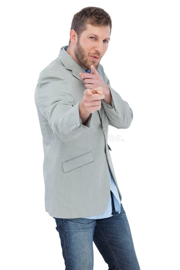 Trendy Model Posing Wearing a Blazer Stock Image - Image of adult ...