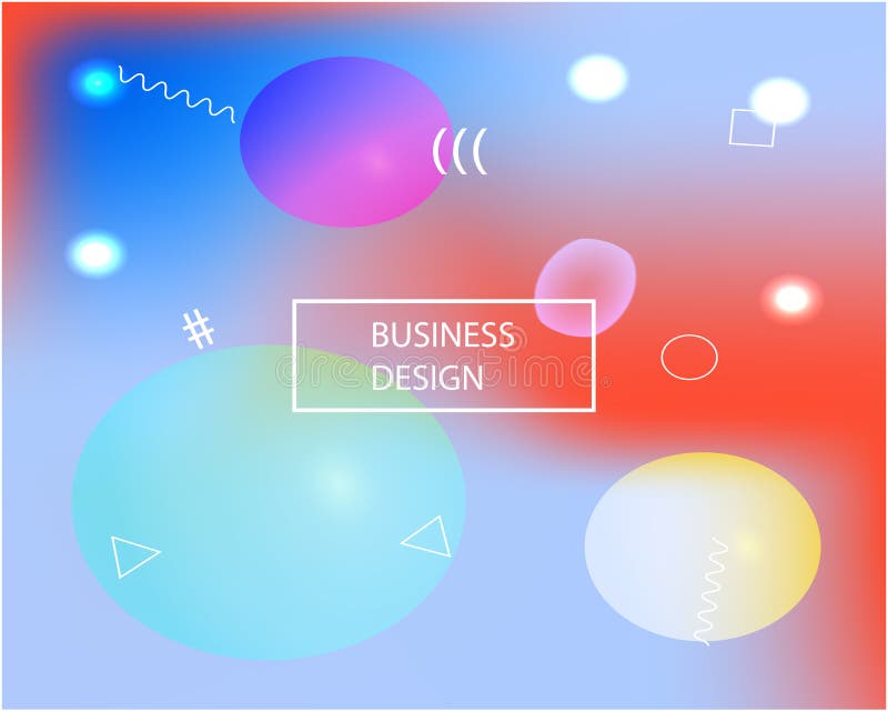 Trendy Modern Abstract Background Stock Illustration - Illustration of ...