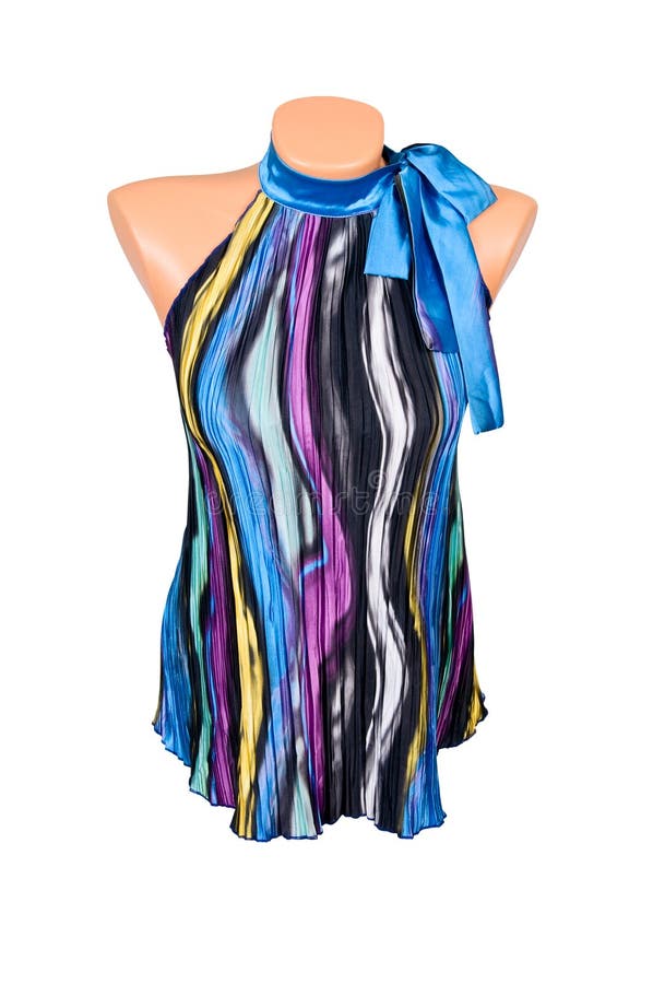 Trendy,modern Tunic on a White. Stock Image - Image of comfortable ...