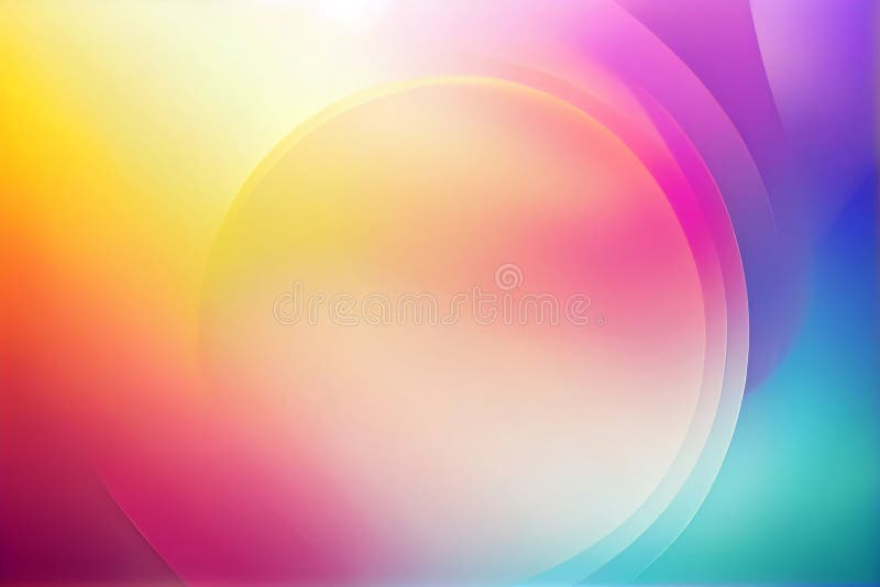 Trendy Neon Rainbow Colors Background. Gradient Stock Illustration ...
