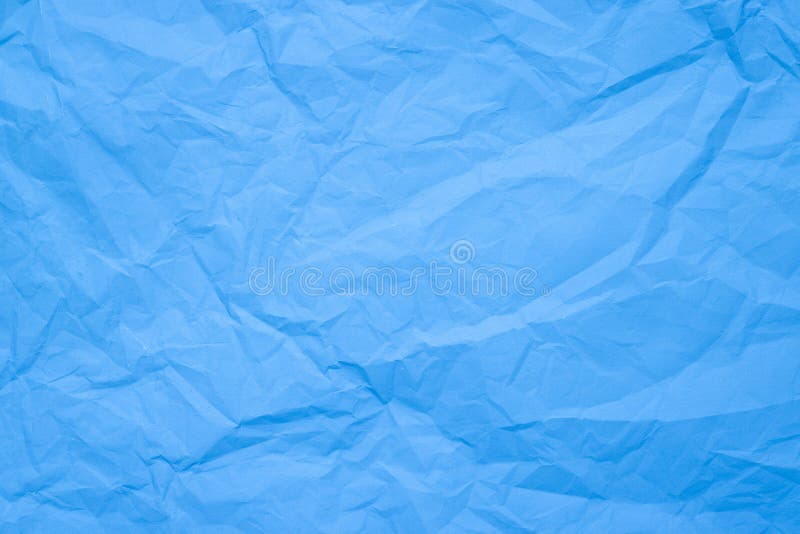 Trendy Paper Texture. Crumpled Paper in Light Blue Color Stock Photo ...