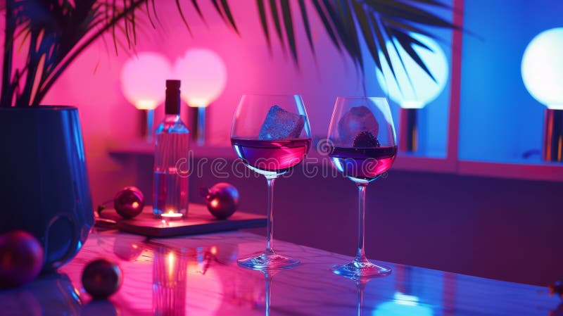 Trendy Party Advertisement Featuring Modern Graphics and Sleek Design ...