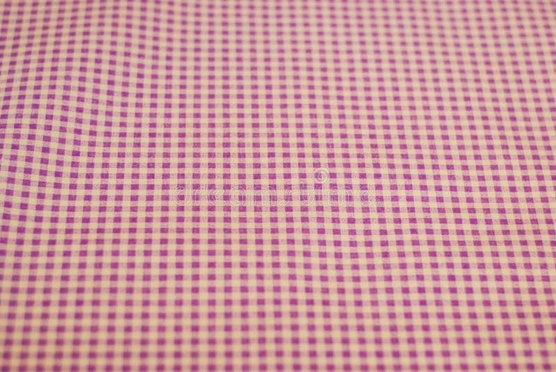 Trendy Pink and White Checkered Cotton Fabric Stock Photo - Image of ...